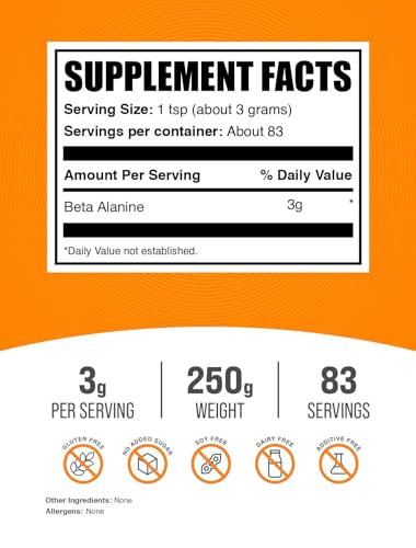 250 g Beta Alanine sports supplement