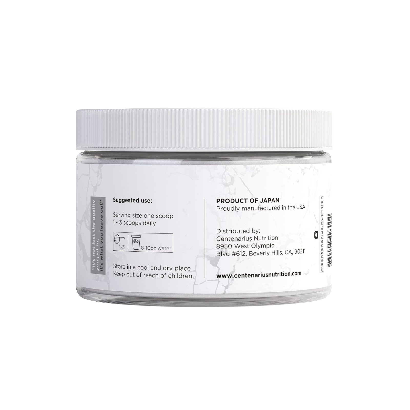 250 g glycine for improved hydration