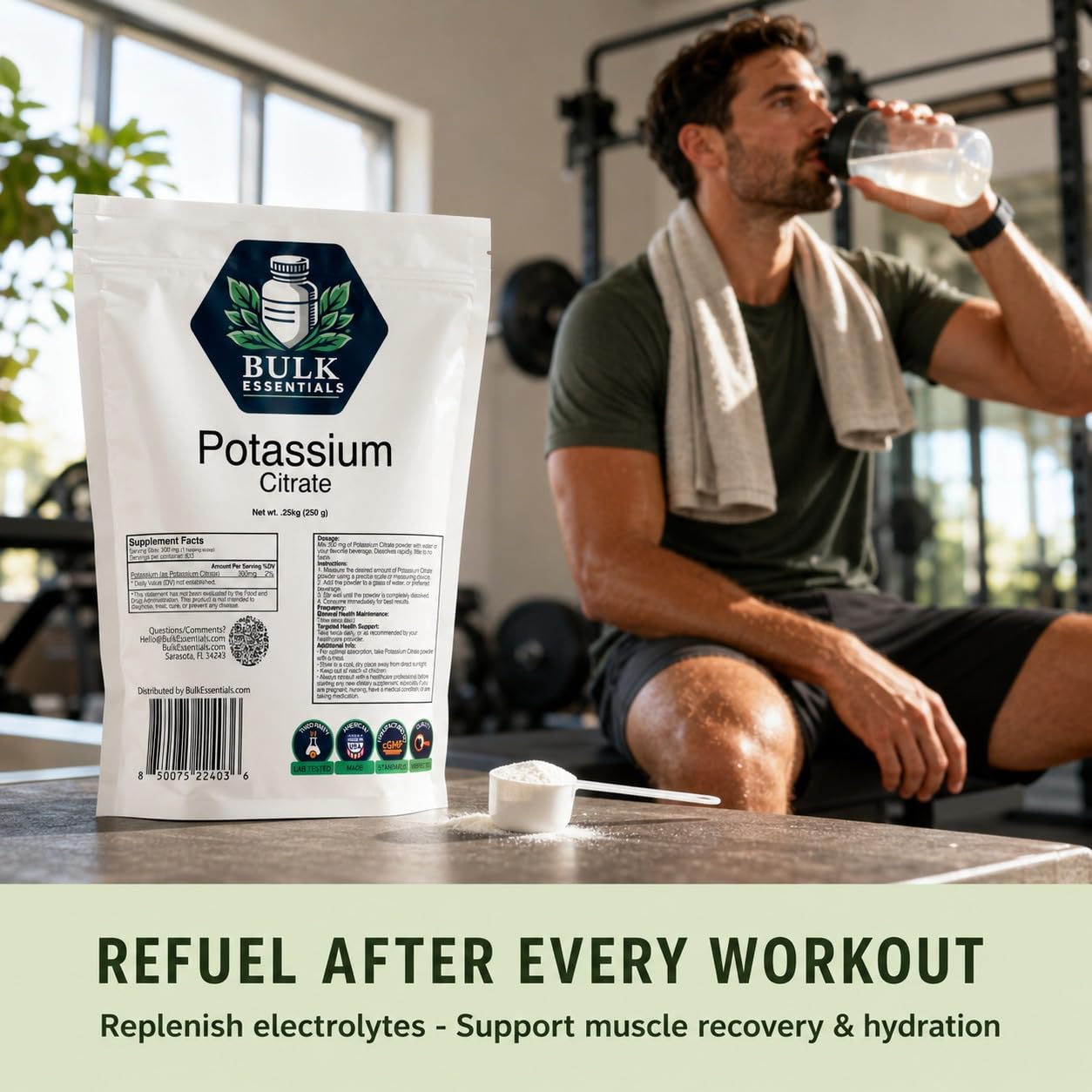 250 g potassium citrate easy use