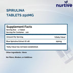250 mg Blue Spirulina for energy