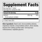 250 mg calcium citrate for bone health