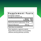 250 mg calcium d-glucarate capsules
