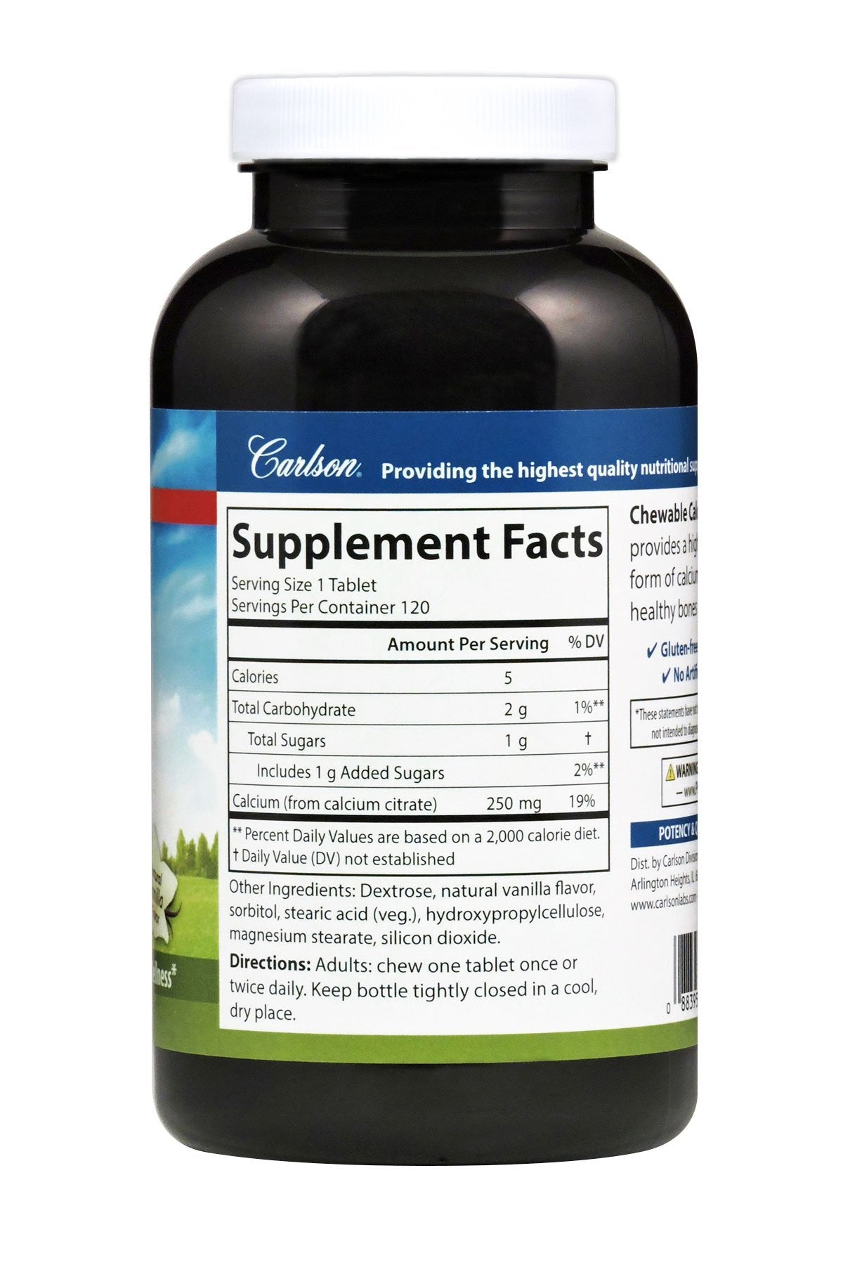 250 mg calcium for daily intake
