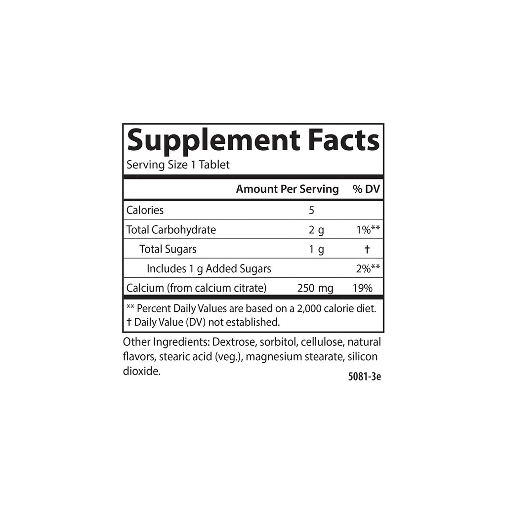 250 mg calcium supplement for strong bones