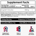 250 mg Citicoline cognitive enhancement