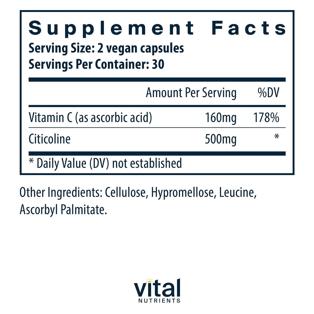 250 mg Citicoline for brain health