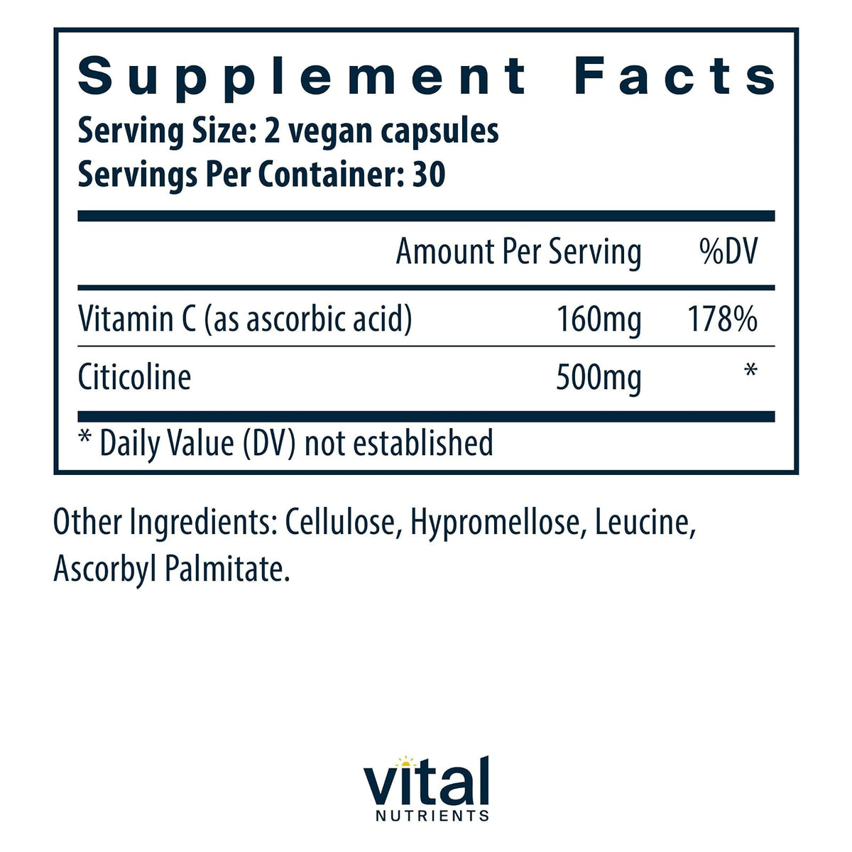 250 mg Citicoline for brain health