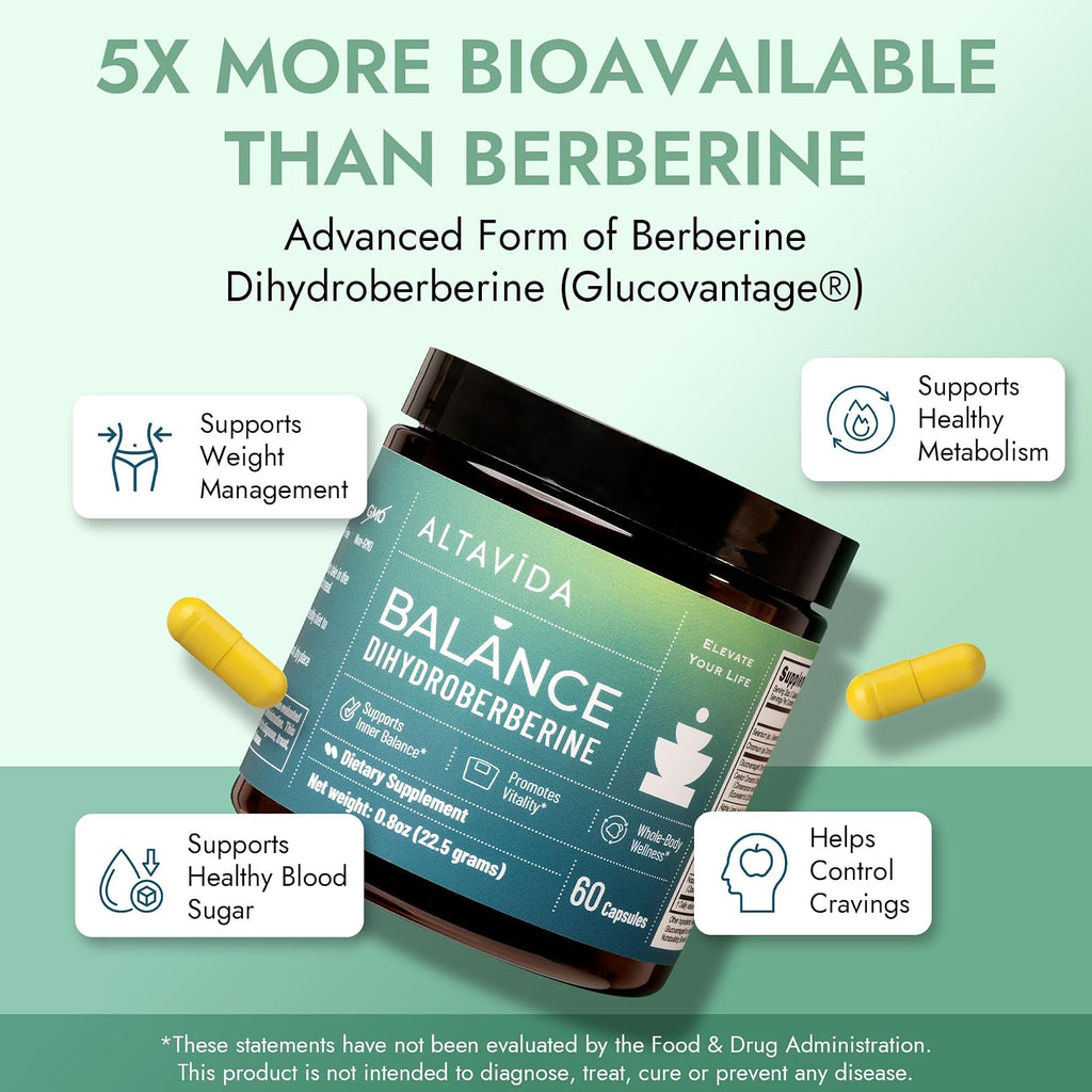 250 mg dihydroberberine capsules for wellness