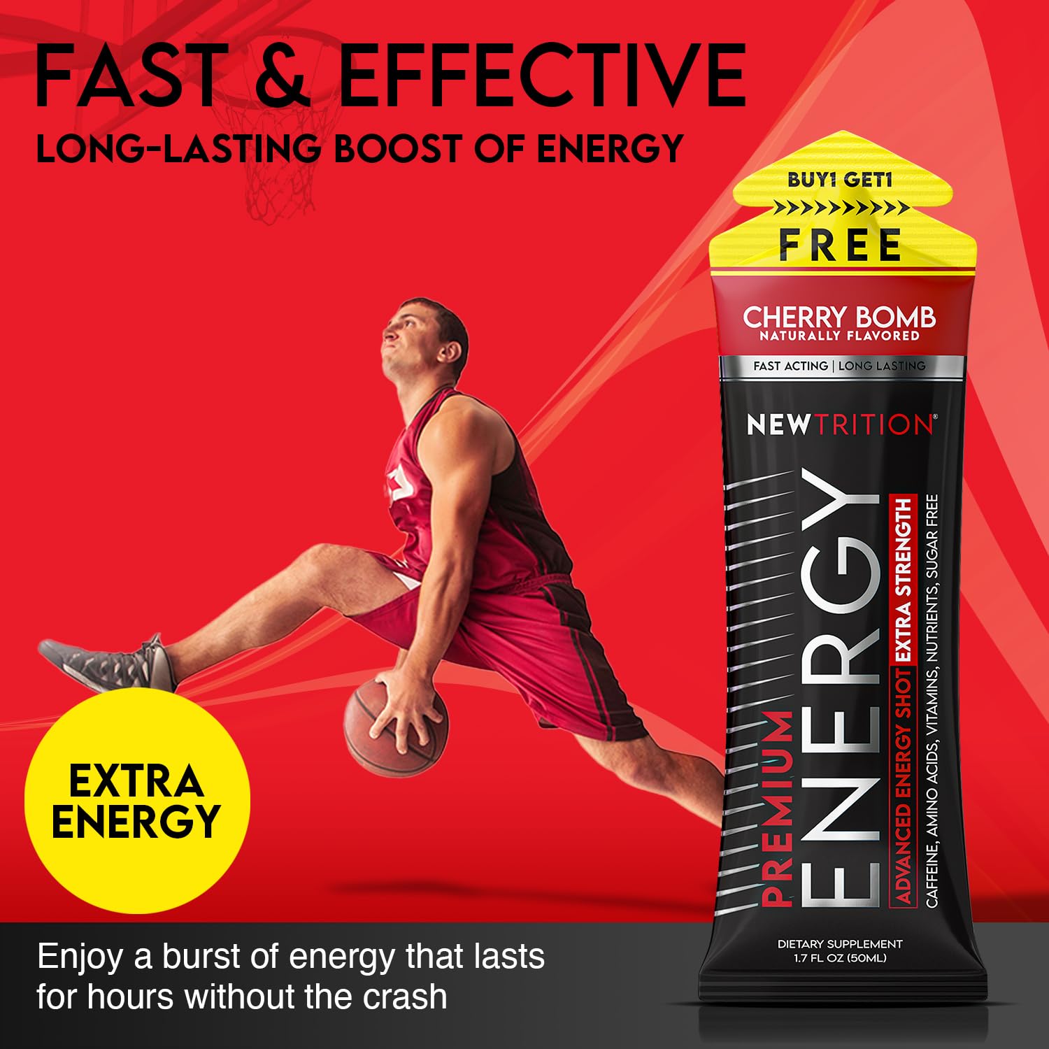 250 mg energy shots for intense workouts