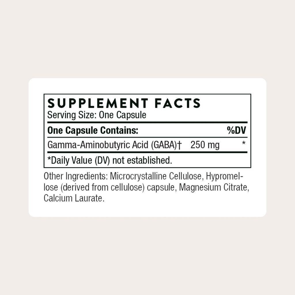 250 mg GABA for stress relief