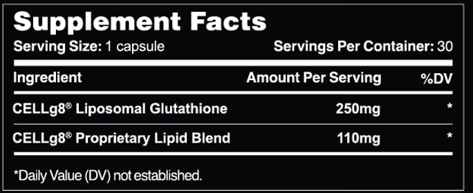 250 mg glutathione for immune support