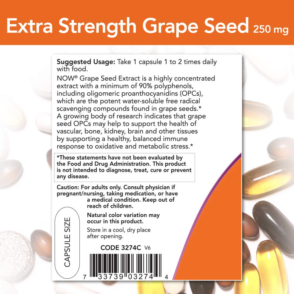 250 mg grape seed extract dosage