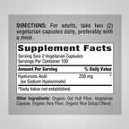 250 mg hyaluronic acid supplement