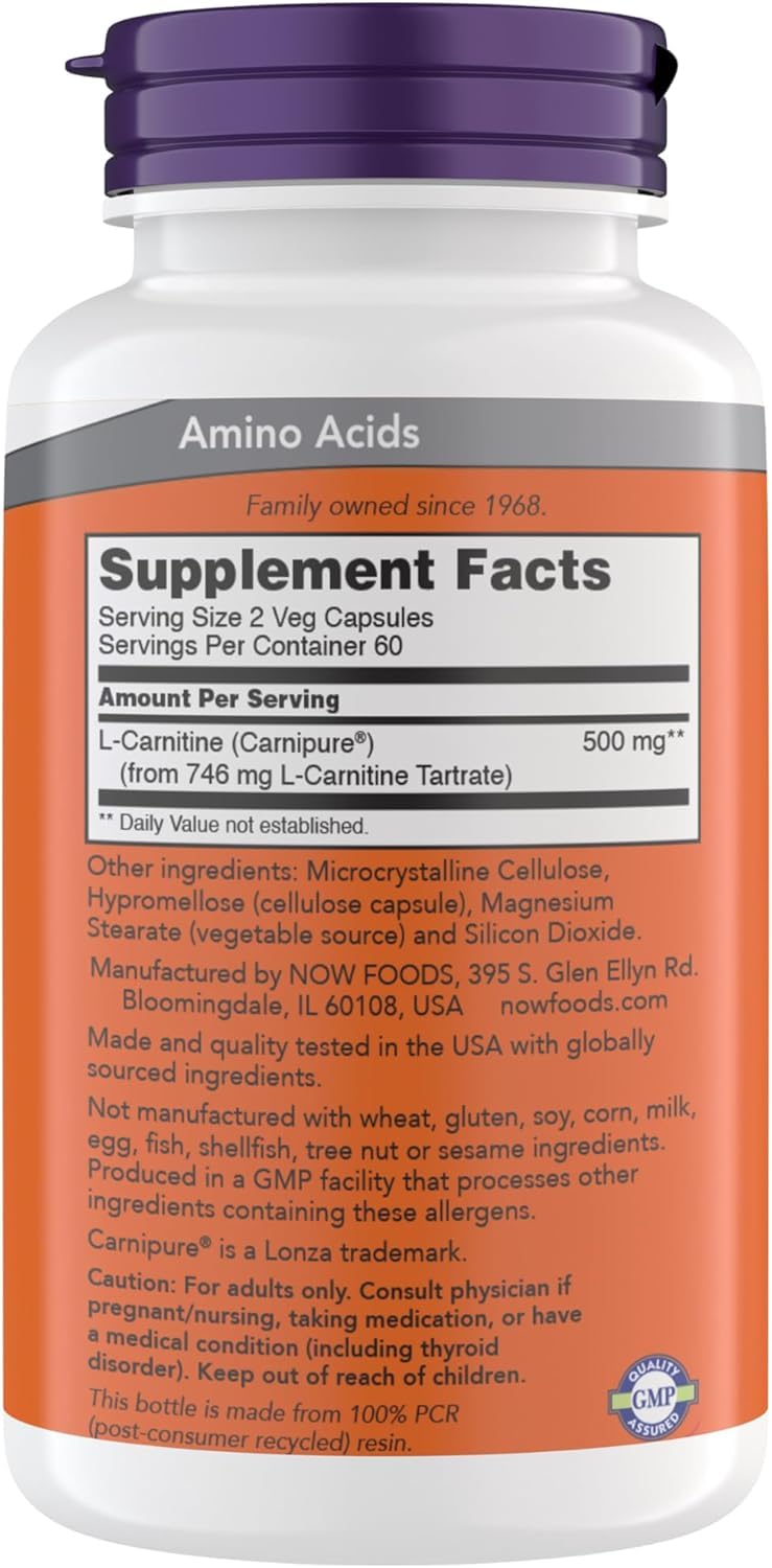 250 mg L-Carnitine for energy