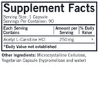 250 mg l-carnitine supplement benefits