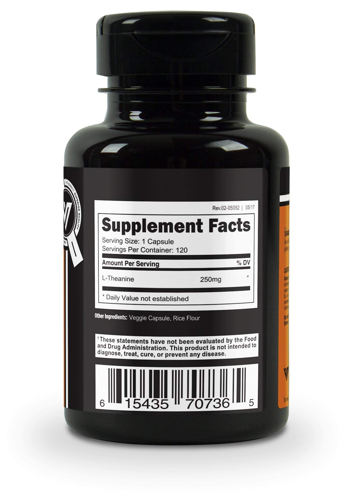 250 mg L-Theanine for mental clarity