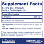 250 mg l-theanine stress relief