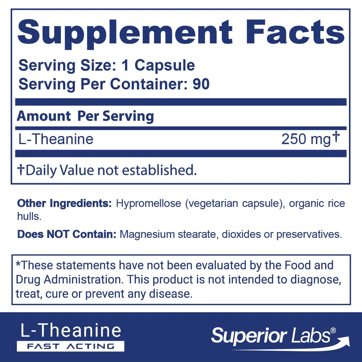 250 mg l-theanine stress relief