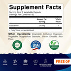 250 mg Lactoferrin for gut health