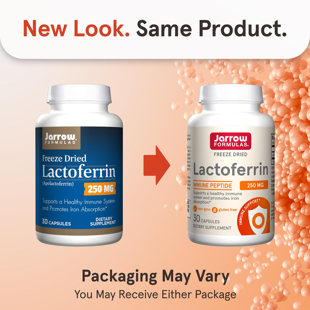 250 mg Lactoferrin for iron absorption