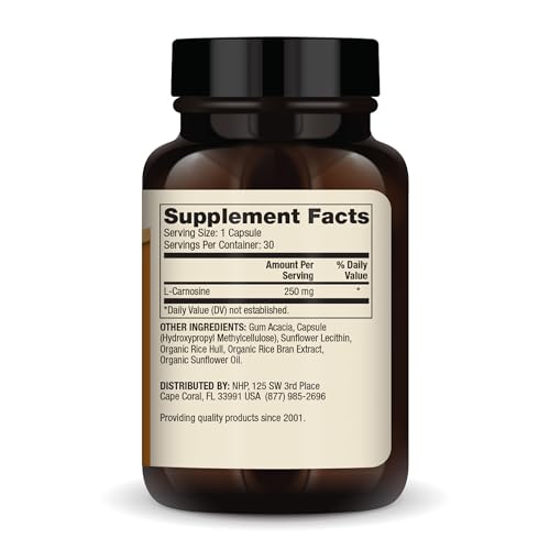 250 mg liposomal carnosine for cellular health