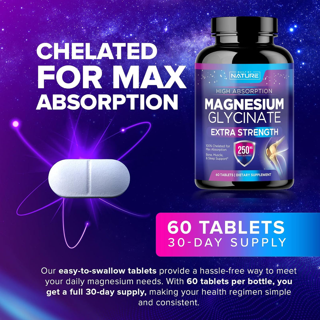 250 mg magnesium glycinate supplement