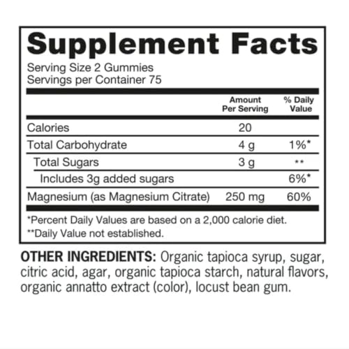 250 mg magnesium gummies for relaxation