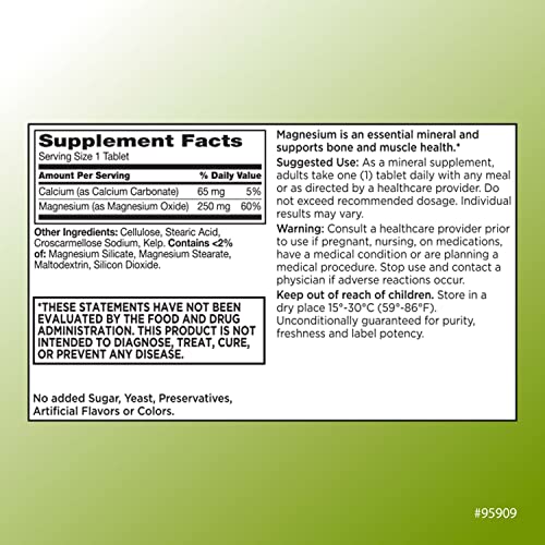 250 mg magnesium oxide for wellness