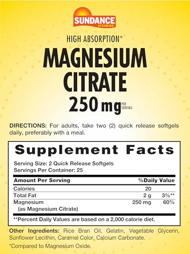 250 mg magnesium softgels for wellness