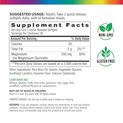 250 mg magnesium supplement for relaxation