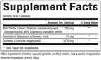 250 mg Milk Thistle extract