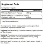 250 mg Mullein Leaf health benefits