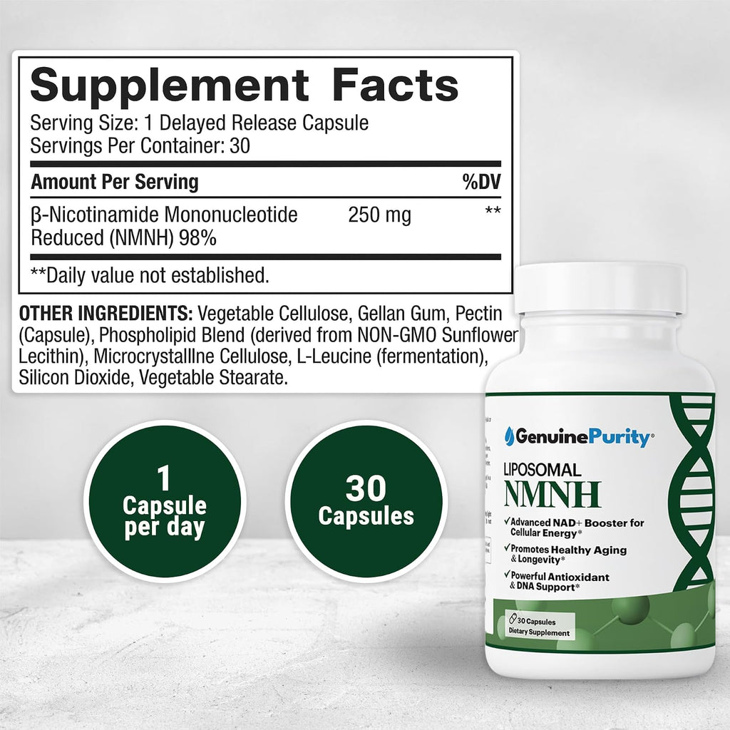 250 mg NAD capsules for vitality