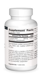 250 mg Pantothenic Acid for stress relief