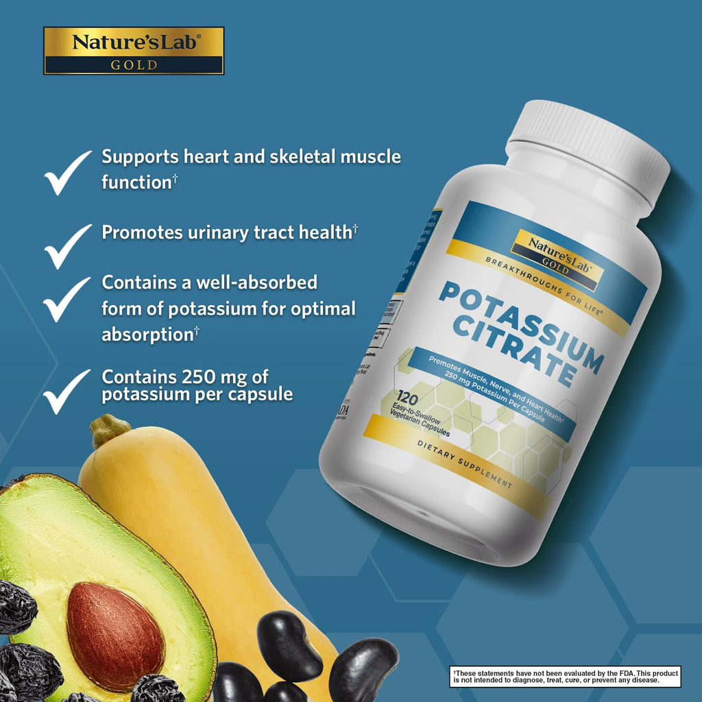 250 mg potassium supplement for health