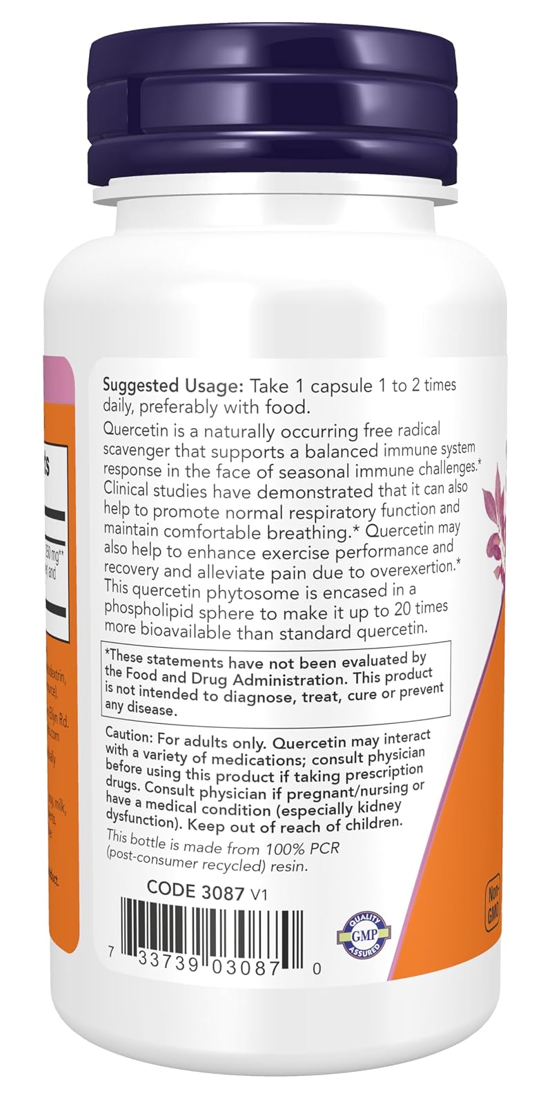 250 mg quercetin capsules for wellness