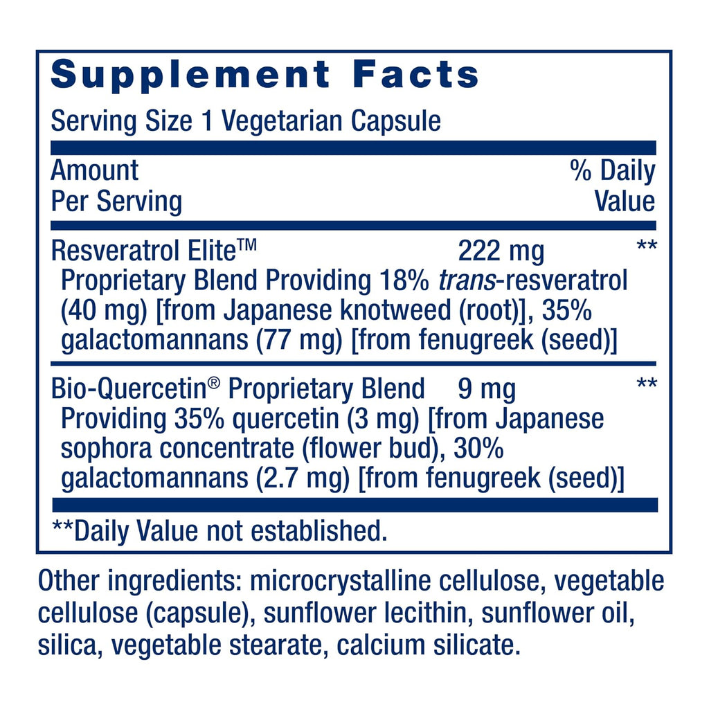 250 mg Resveratrol capsules for vitality
