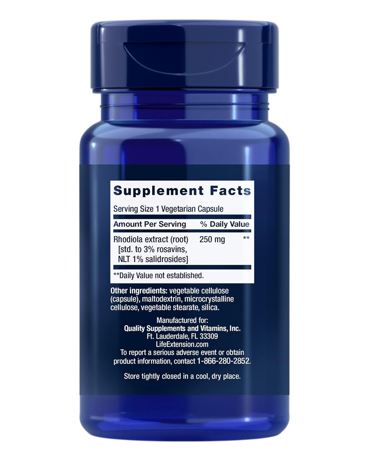 250 mg rhodiola capsules benefits