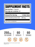 250 mg TUDCA capsules for men