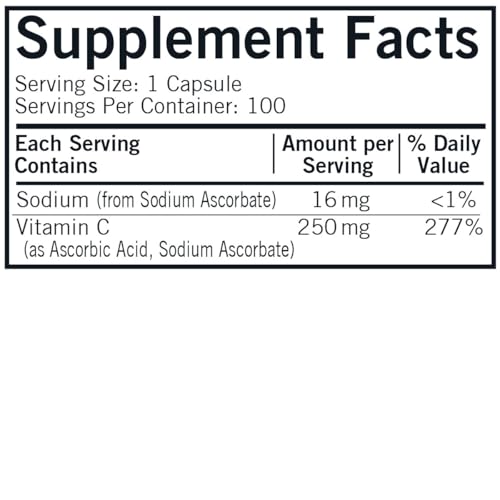 250 mg Vitamin C for daily wellness