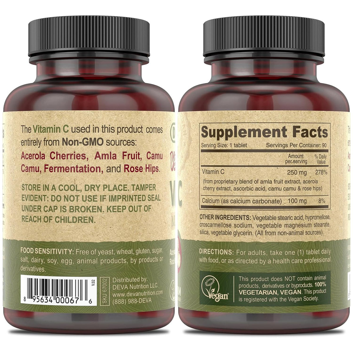 250 mg Vitamin C for immunity
