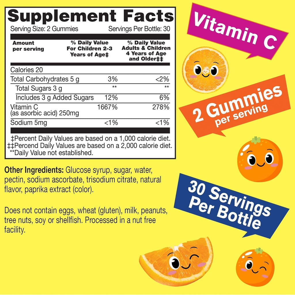 250 mg Vitamin C for kids