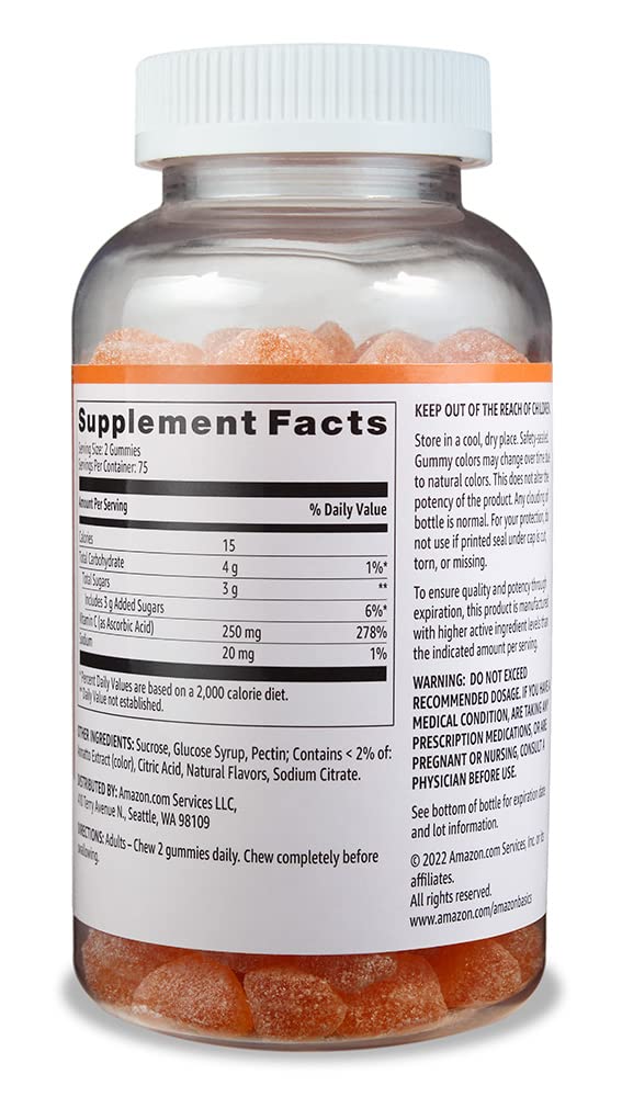 250 mg Vitamin C gummies for daily health