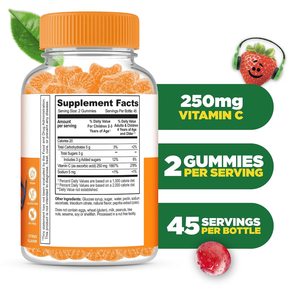 250 mg Vitamin C gummies for kids