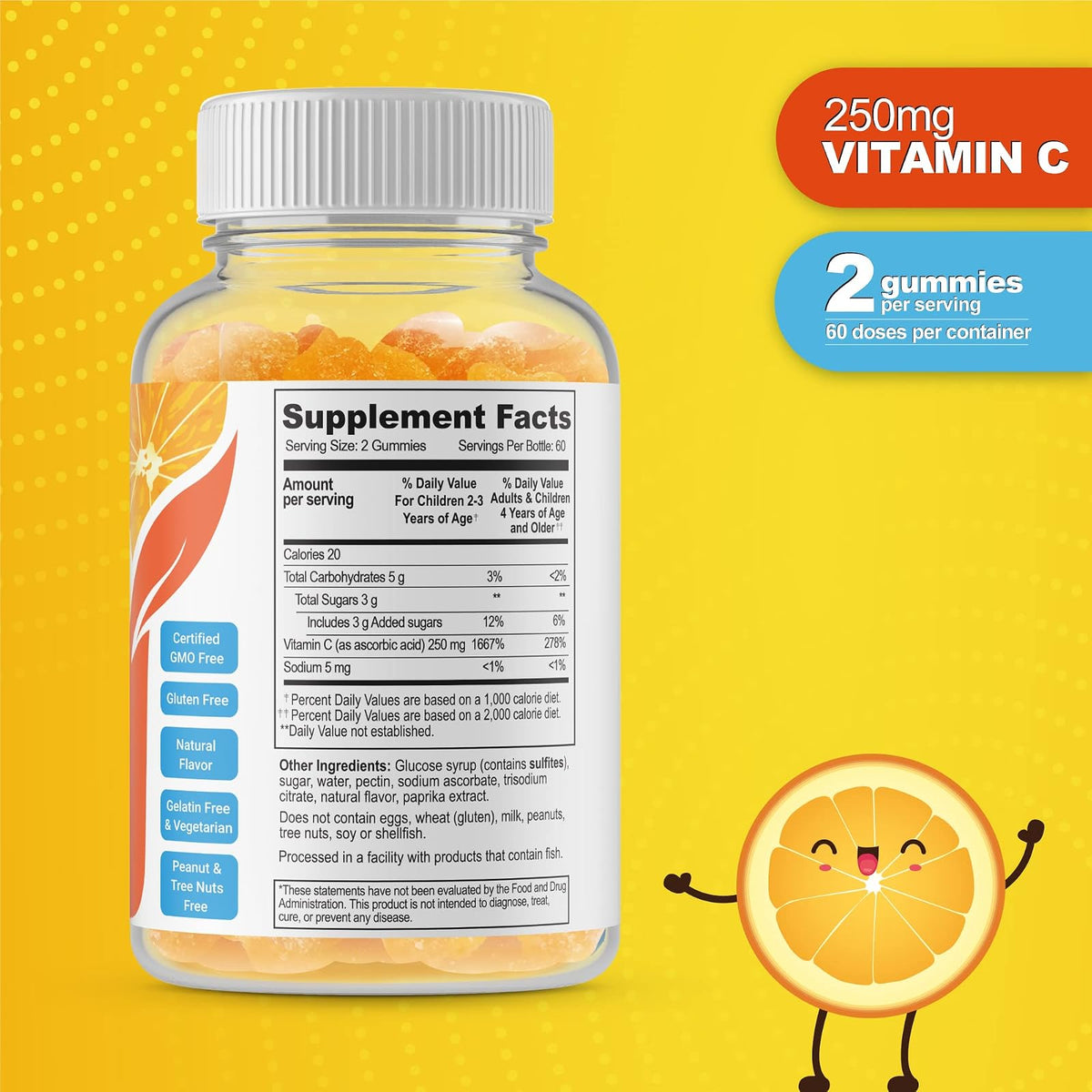 250 mg vitamin c jellies