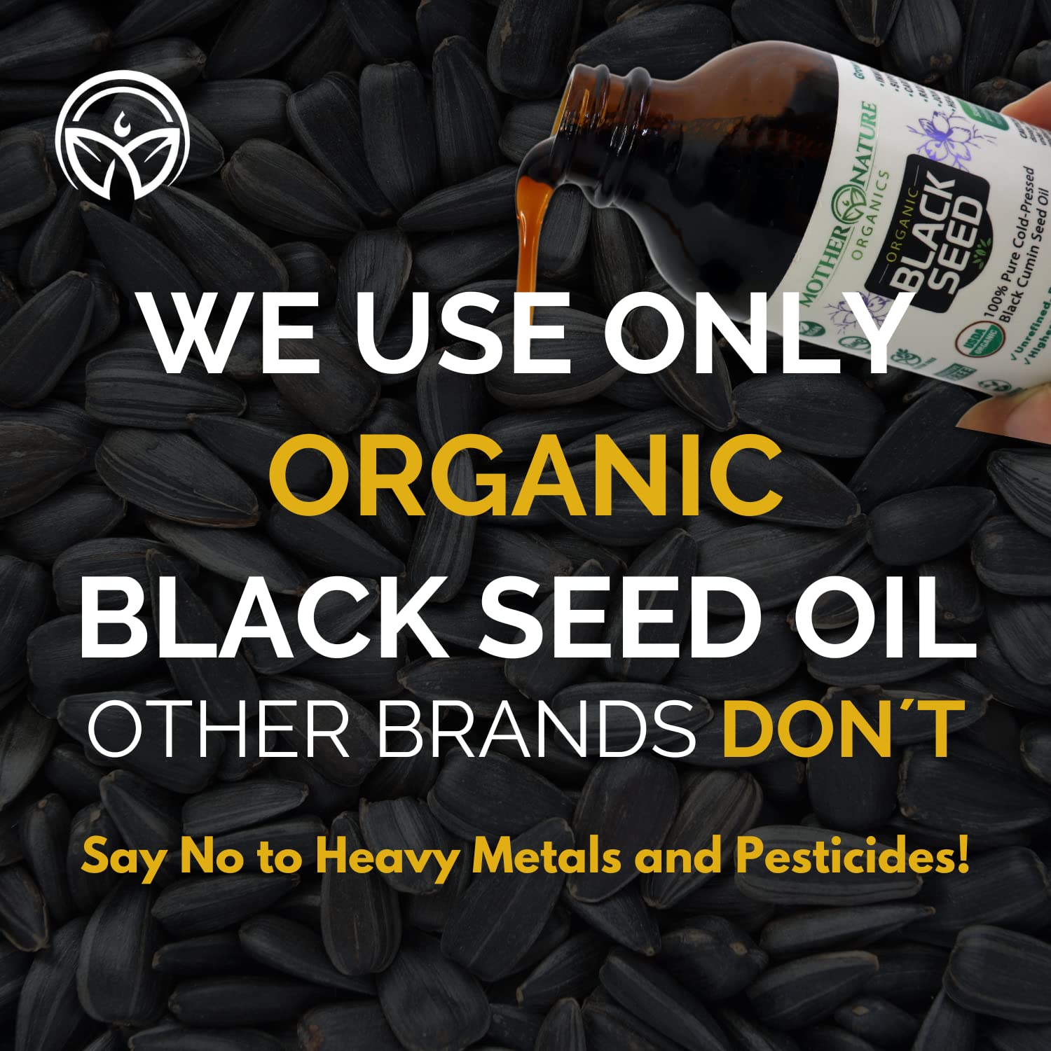 250 mL black seed oil bottle