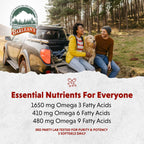 250 softgels of flaxseed oil