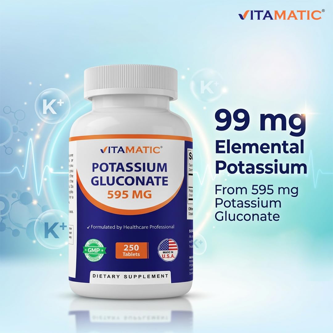 250 tablets of potassium gluconate