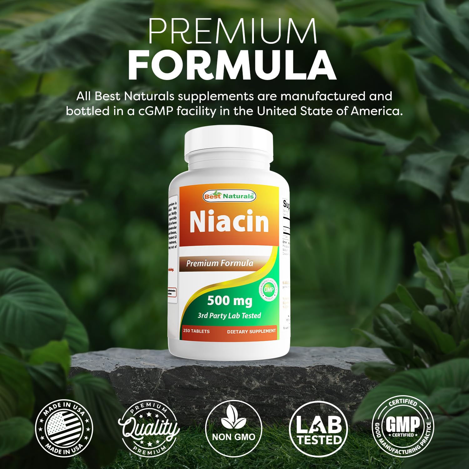 250 tablets of Vitamin B3