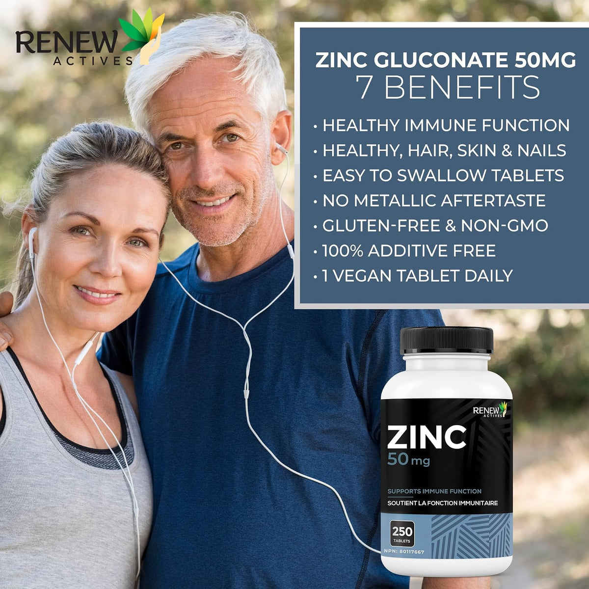 250 tablets of zinc picolinate